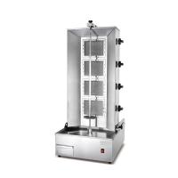 China Commercial Gas Chicken Shawarma Machine 9-18kW with Stainless Steel Construction and 360° Auto Rotation for sale