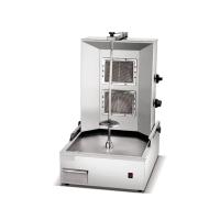 China Commercial Gas Chicken Shawarma Machine 9-18kW with Stainless Steel Construction and 360° Auto Rotation for sale
