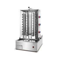 China Heavy Duty Electric Kebab Shawarma Machine 220V with 360° Auto Rotating Roast and Stainless Steel Construction for sale