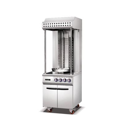 China Stainless Steel Electric Shawarma Kebab Machine 12KW Power 800x940x2240mm Dimension for Restaurant Kitchen for sale