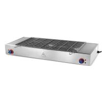 China Commercial Smokeless Electric BBQ Grill 4KW-8KW Stainless Steel Table Top Cooking Equipment for sale
