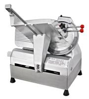 China Industrial Automatic Meat Slicer 220V with 250-300mm Blade Diameter and 0-18mm Thickness Range for Commercial Kitchens for sale
