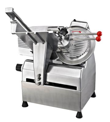 China Industrial Automatic Meat Slicer 220V with 250-300mm Blade Diameter and 0-18mm Thickness Range for Commercial Kitchens for sale