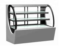China Commercial Cake Display Showcase Refrigerator 900-2000mm with 3-10°C Temperature Control and 110/220V Dual Voltage for sale