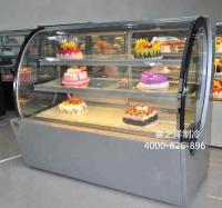 China Commercial Cake Display Showcase Refrigerator 900-2000mm with 3-10°C Temperature Control and 110/220V Dual Voltage for sale