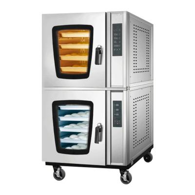 China Commercial Electric Convection Oven with Steam Function - 30-400℃ Temperature Range, 10 Pan Capacity for sale