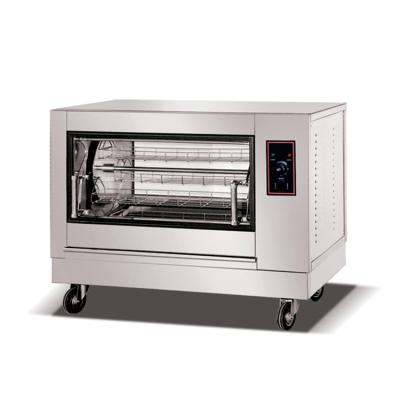 China Stainless Steel Commercial Chicken Rotisserie Oven 4.5kW-6kW Electric Automatic Rotation 30-300°C for sale