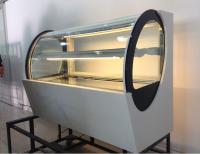 China 115L Commercial Cake Display Showcase 900-1500mm Glass Cabinet with 3-10°C Temperature Control and 110/220V Options for sale