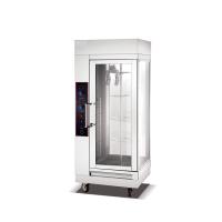 China 20kw Vertical Electric Rotisserie Chicken Oven 4 Baskets 12-16 Chickens Stainless Steel for sale
