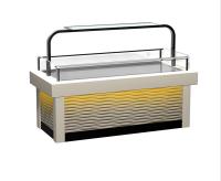 China Square Refrigerated Cake Display Case 900-1500mm with Danfoss Compressor & LED Lighting for Commercial Bakeries for sale