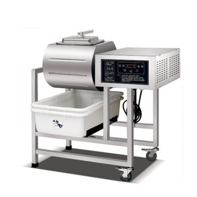 China Stainless Steel Chicken Marinator Meat Salting Machine 50L Rotate Tumbler for Food Processing for sale