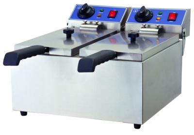 China Glead 8L Commercial Electric Deep Fryer 2kW Low Wattage Stainless Steel with 60-200°C Temperature Control for sale