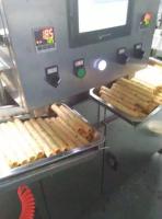 China Automatic Egg Roll Making Machine 125-700 kg/day Output with 2.5 kW Heating Power for Food Production Line for sale
