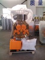 China Stainless Steel Commercial Orange Juicer Machine 120W 20 Oranges/min with Cabinet for Food Processing for sale