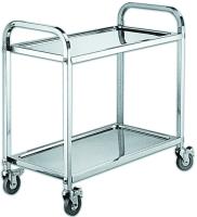 China Stainless Steel Mobile Bakery Rack Trolley with Hot Pot Cart - 850×450×900mm to 860×540×1540mm Dimensions for sale