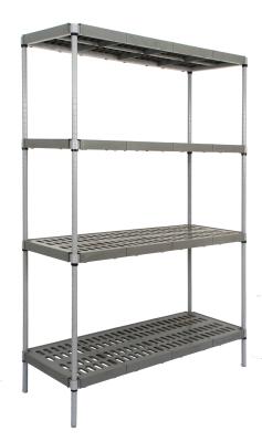 China Commercial Polymer & Wire Shelving Systems with 250kg Load Capacity, 1
