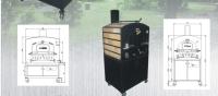 China Commercial Kitchen Wood Fired Pizza Oven With Medium Gas Baking Equipment for sale