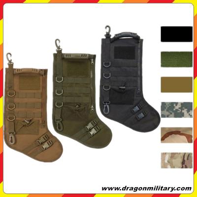 China Hot sale new Christmas Tactical Stocking with molle for sale