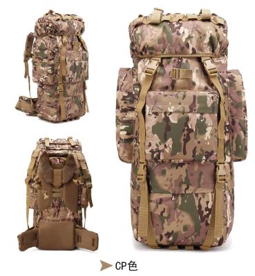 China Big 65L Molle Hiking Internal Frame Backpacks with Rain Cover for Outdoor for sale