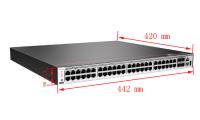 China 442*420*43.6mm Full-Duplex Industrial Ethernet Network Switch for Speed Data Transfer for sale