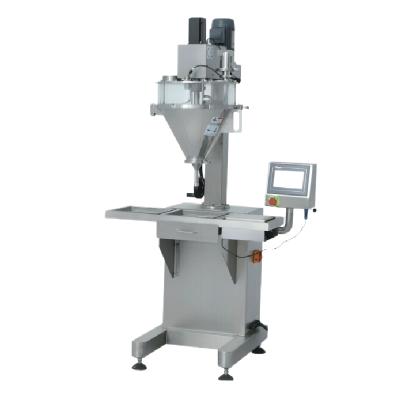 China Semi Automatic Powder Jar Filling Machine 120 Jars/Minute Powder Auger Filler for sale