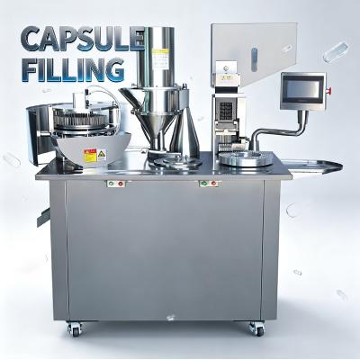 China JTJ-100A Semi Automatic Capsule Filling Machine 26000 Capsules Per Hour With Compact Footprint Open Worktable for sale