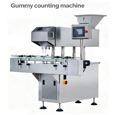 China Anti Stick Tablet Counting Line Teflon Coating SUS316 Soft Gummy Counting Machine for sale
