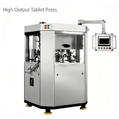 China GMP SUS316 45 Station Double Sided Rotary Tablet Press 100KN Hydraulic 405000 Pcs H For Large Scale Pharma Production for sale