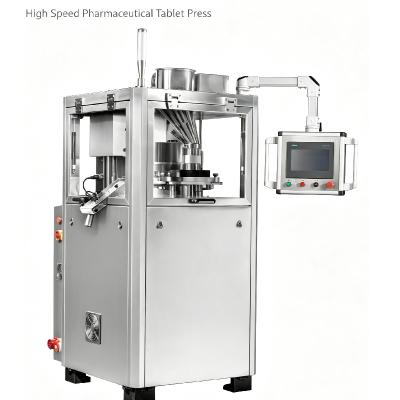 China German PLC Precision Control Single Sided High Speed Tablet Press Machine 32 Station 100KN for Pharmaceutical Industry for sale