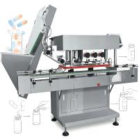 China 120pcs/Hr Cap Feeding Machine Cap Sorter Unscrambler Plc For Bottle Packaging Line for sale