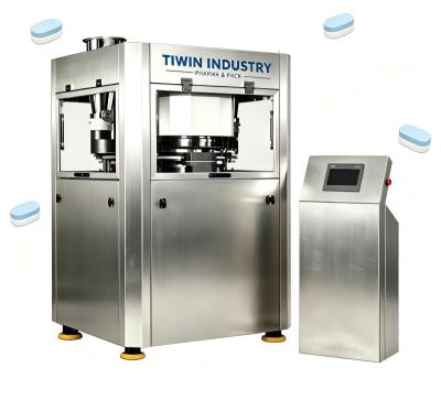 China TEU-H65 Automatic GMP Double Layer Pharmaceutical Tablet Press Machine 65 Stations B Tooling 280800 Pcs/Hr CE for sale