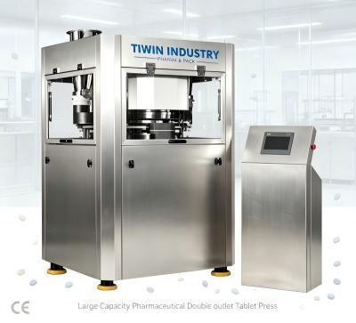 China TEU-H65 Pharmaceutical Large Capacity Automatic Tablet Press Machine 65 Stations B Tooling 561600 Pcs Per Hour CE for sale