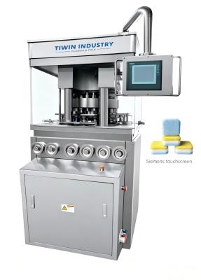 China Three Layer Dishwasher Tablet Press Machine TDW-23 23 Station 120kN 380V 300 Tablets Per Minute for sale