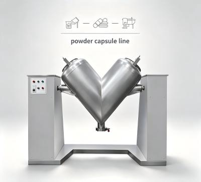 China V Type Powder Mixer Machine V-3000 Dry Powder Granule Blending 1200L GMP CE Certified for sale