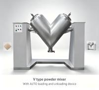 China Complete V Type Powder Mixing Set Blending System With Loading Unloading Device V-3000 1200L CE for sale