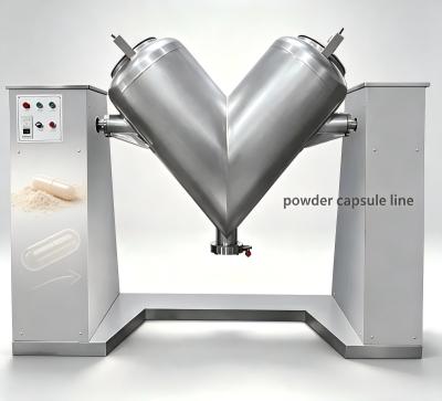 China Simple Powder Mixer Machine V-3000 Easy Operation Dry Granule Blending 1200L GMP CE Certified for sale