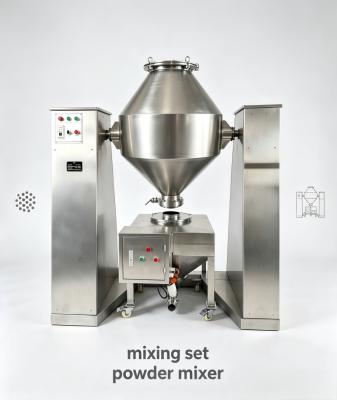 China Capsule Powder Mixer W-300 Double Cone Blender For Capsule Production Line 300L CE Certified for sale