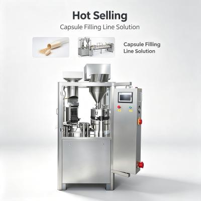 China Fully Automatic Capsule Filling Machine NJP-1200 1200 Capsules Per Minute Powder Pellet Granule CE for sale