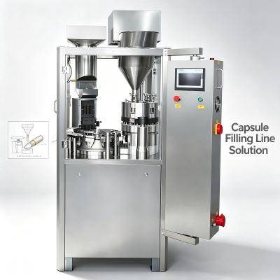 China Capsule Filling Machine NJP-1200 Pharmaceutical 1200 Caps Min 00#-4# CE Certified for sale