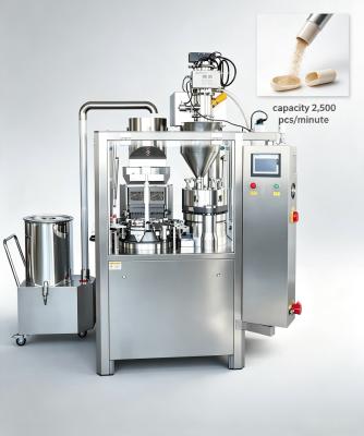 China Pharmaceutical Size 1 Capsule Filling Machine 2500 Caps/Min 00#-5# GMP CE for sale