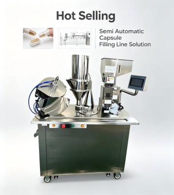 China High Output Semi Auto Capsule Filling Machine 26000pcs/Hr 00#-4# CE for sale