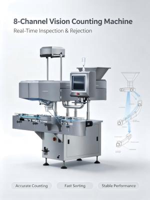 China Automatic Capsule Counting Machine Visual Counting Machine 50 Bottles/Minute for sale