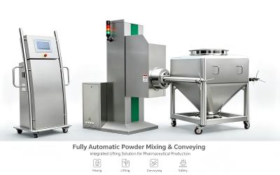 China GMP Pharmaceutical Tablet Manufacturing Machine IBC Bin Blender 400L 5.5kW for sale