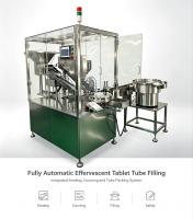 China 40 Tubes/Min  Effervescent Tablet Tube Filling Machine HMI 60Hz Counting And Filling Machine for sale