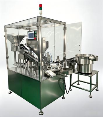 China Automatic Effervescent Tablet Tube Filling Machine 2kW CE Filling And Labeling Machine for sale