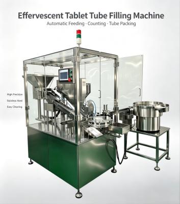 China High Speed Pharmaceutical Bottle Packaging Line Effervescent Tablet Tube Filling Machine for sale