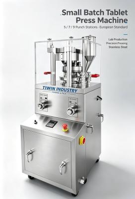 China EU Tablet Compression Machine Punch Die Small Rotary Tablet Press 60kN 5 Station for sale