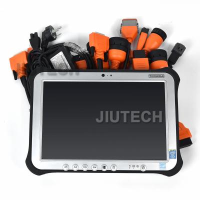 China Multi-Brand Xtruck Y009 HDD+FZ-G1 Tablet Multi-system DATA LINK Heavy duty Commercial Vehicles truck diagnosis kit for sale