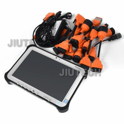 China Multi-Brand Xtruck Y009 HDD truck Diesel Diagnostic tool+FZ-G1 Tablet Multi-system DATA LINK OBD diagnosis kit for sale
