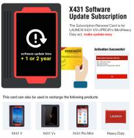 China LAUNCH X431 Diagnostic Software Update Card for V/V+/PRO/Pro Mini/Heavy Duty Tools - Official OEM Support for sale